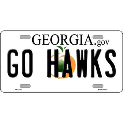 Go Hawks Novelty Metal License Plate Tag Tag LP-13383 | eBay