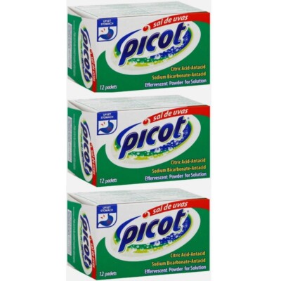 Sal Uvas Picot, Effervescent Powder Solution, Heartburn, Indigestion ...