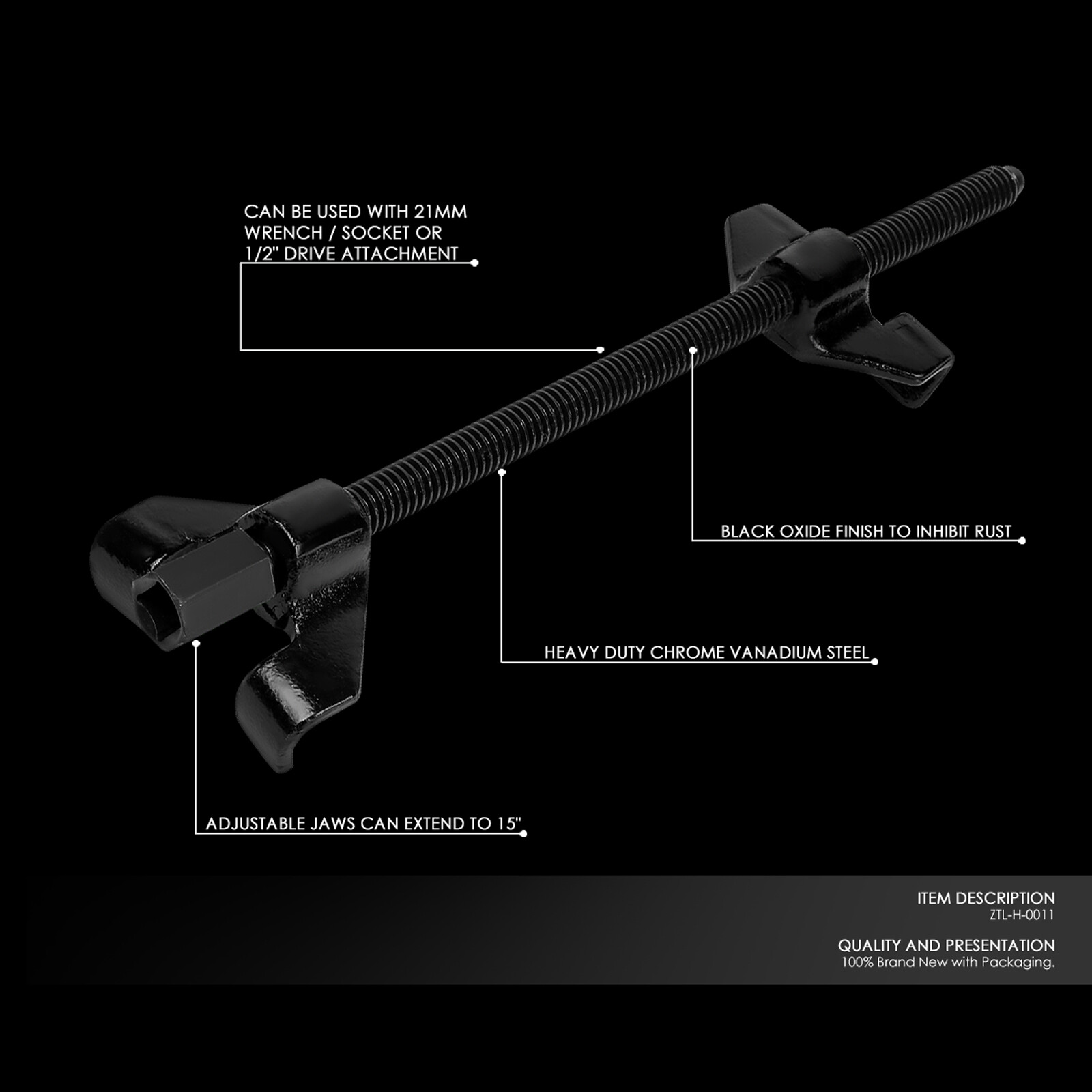 2 X 15"HEAVY DUTY COIL SPRING COMPRESSOR STRUT SUSPENSION REMOVER ...