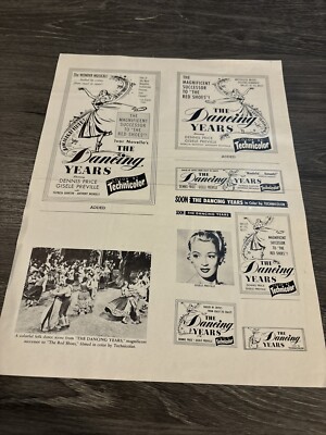 1950 The Dancing Years As Sample Uncut (G) | eBay