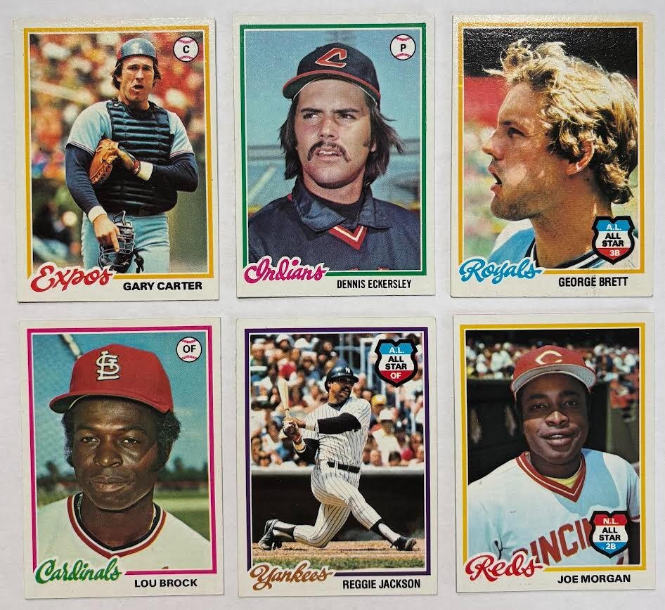 1978 Topps Baseball Complete Set EXMT to MINT | eBay