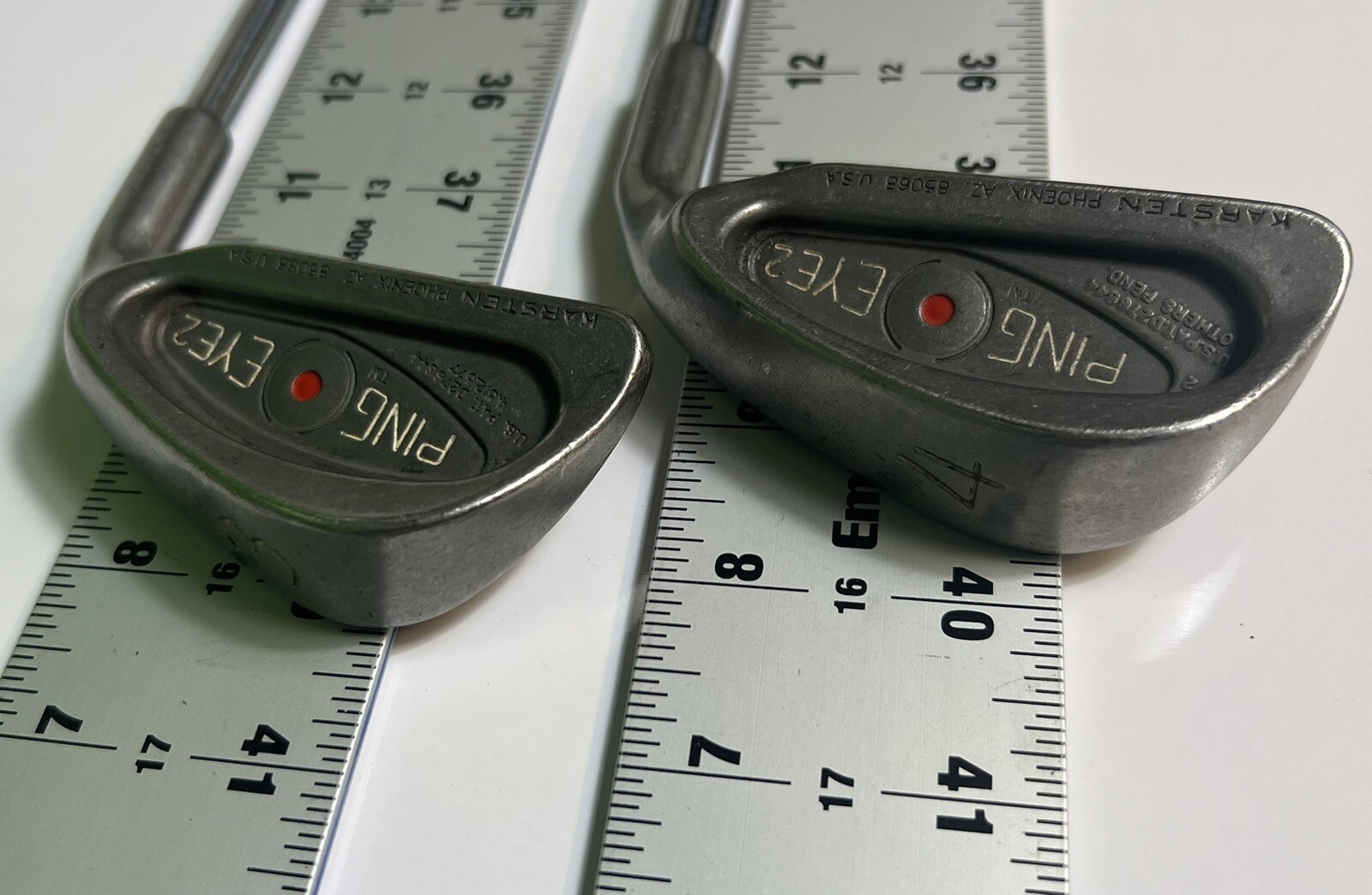 Ping Eye 2 Red Dot 3-9 Iron Set Karsten ZZ-Lite Steel Stiff | eBay