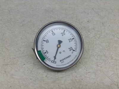 Ashcroft 1008 0-30 PSI Pressure Gauge (TSC) | eBay