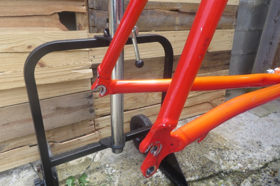KLEIN QUANTUM PRO FRAMESET 58cm Carbon Fork Sedona Orange Beautiful 2 ...