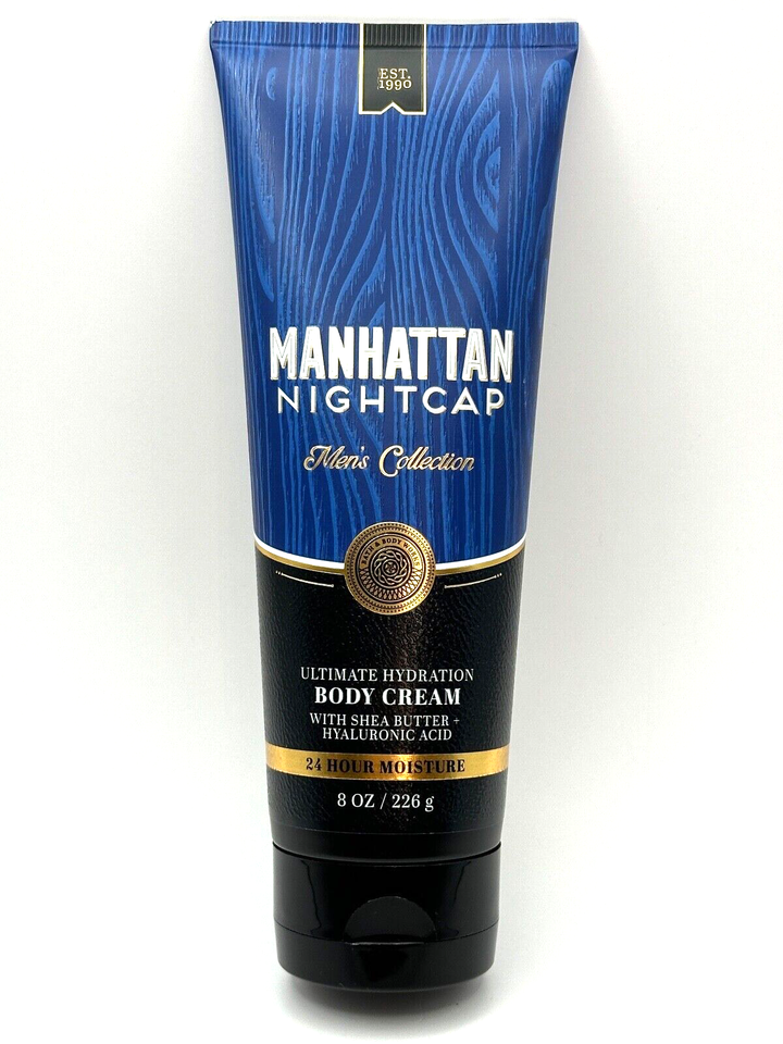 NEW BATH BODY WORKS MANHATTAN NIGHTCAP ULTIMATE HYDRATION MEN'S BODY ...
