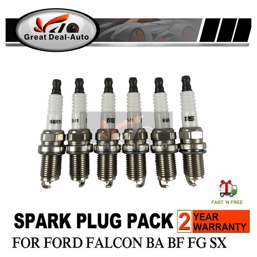 1.3MM Spark Plugs For Ford Falcon BA BF FG Territory SX 6cyl Petrol ...
