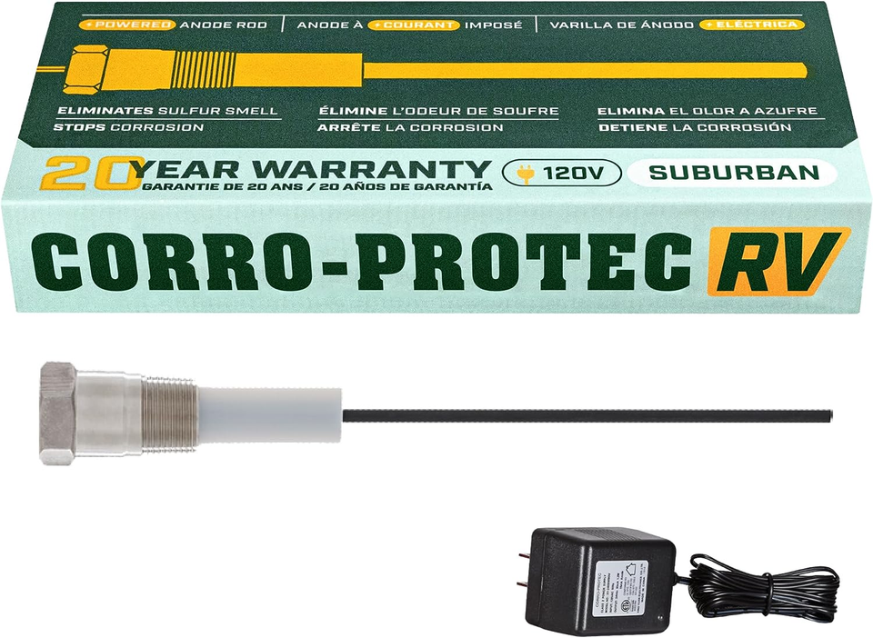 Corro-Protec RV Anode Rod, Titanium Powered Anode, Permanently Stops Corrosion | eBay
