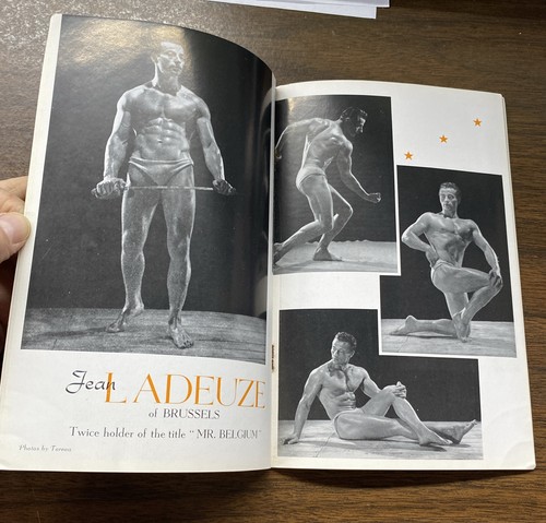 RARE Vintage 1950 Body Culture Magazine JACK DELINGER Male Beefcake Gay ...