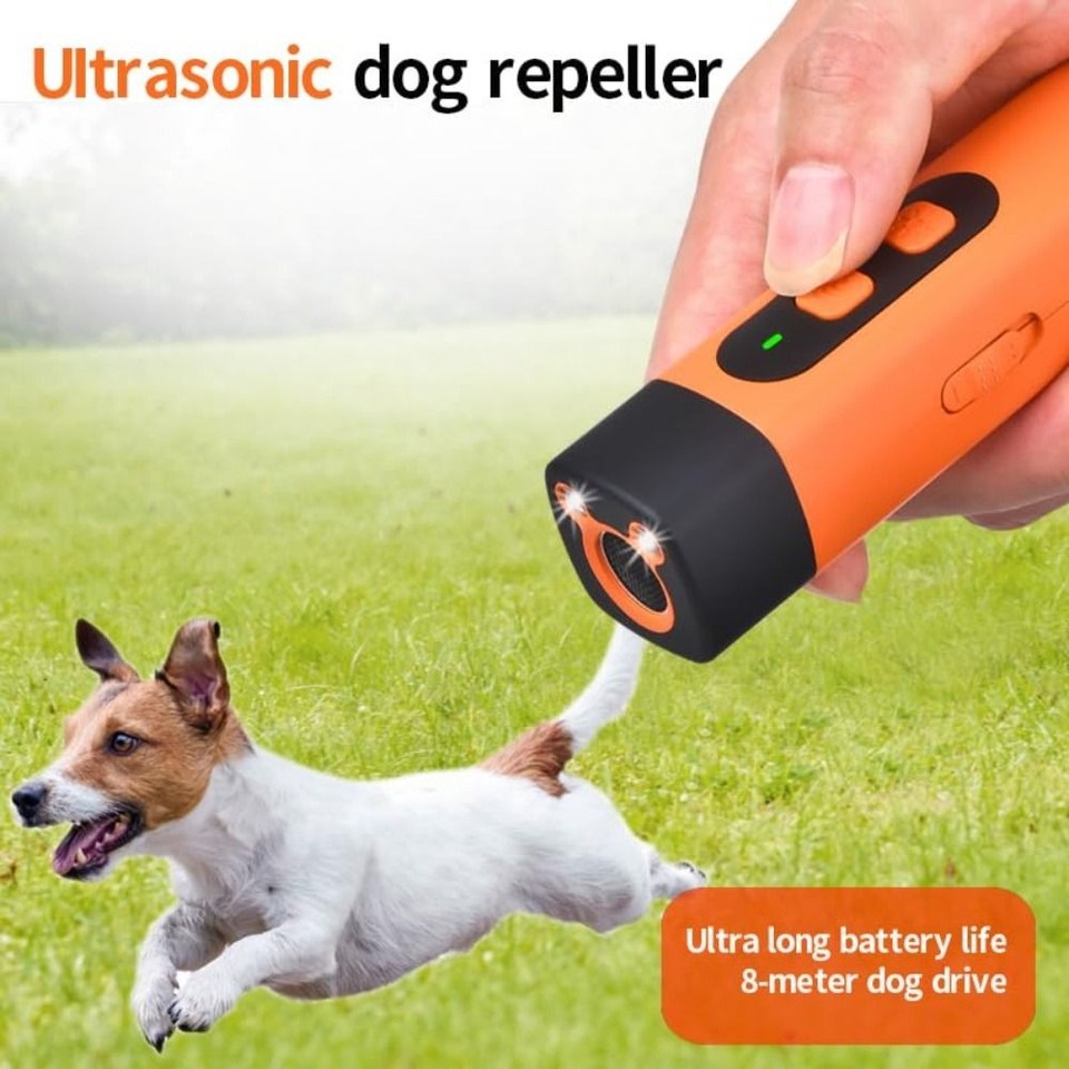 Professional Dog Bark Deterrent Device 40KHz Bark Shield Indoor Outdoor ...