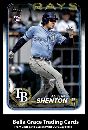 2024 Topps Update Austin Shenton #US275 Tampa Bay Rays Rookie MLB ...