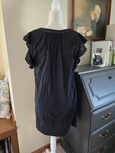 Evereve Sz. M Black Cotton Sheath Dress New with tags medium NWT | eBay