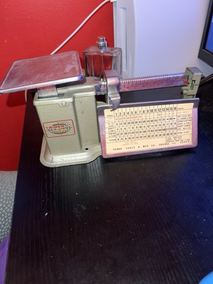 Antique 1968 Triner USPS Postal Scale With Rate Chart | eBay