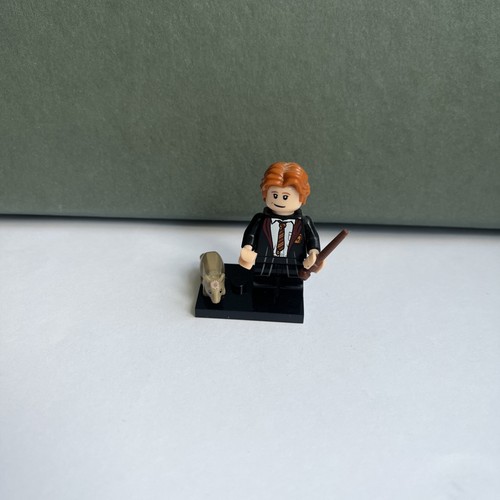 Lego Minifigure Harry Potter - Ron Weasley & Rat (T943) | eBay