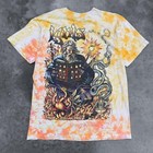 Vintage 90s Ignis God of Fire Ian Bohorquez Liquid Blue T-shirt Tie dye ...