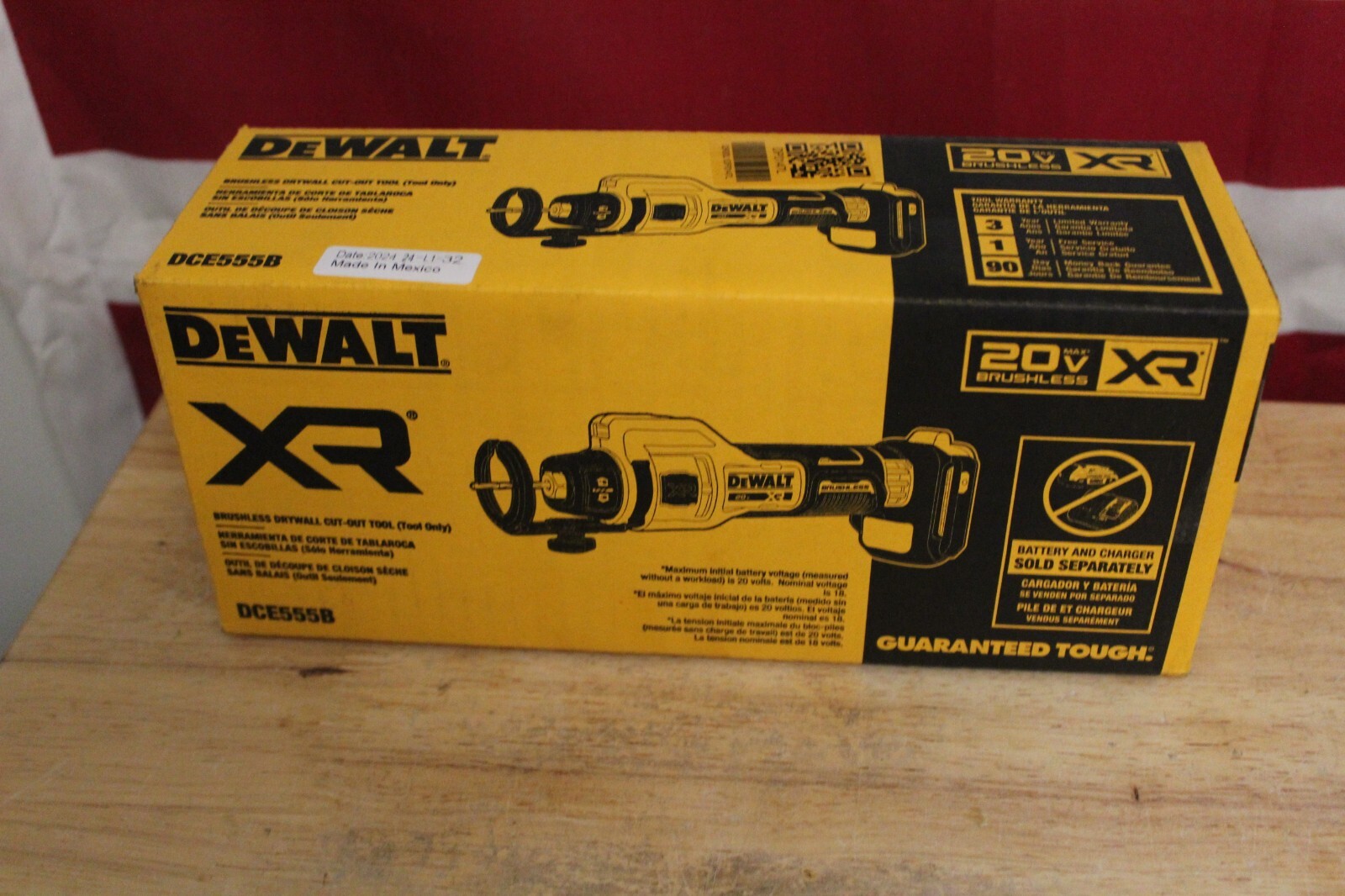 DeWalt DCE555B 20V Cordless Rotary Drywall Cut-Out Tool (Tool Only) 1 ...