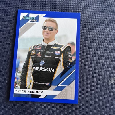2020 Panini Donruss NASCAR Blue Parallel 169/199 Tyler Reddick #58 | eBay