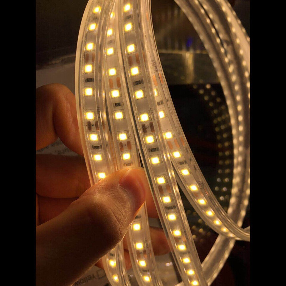 24V Bright LED Rope Strip Light Lamp 2835 SMD 120LED/M IP67 Waterproof ...