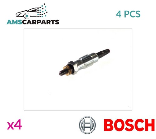 ENGINE GLOW PLUGS 0 250 201 049 BOSCH 4PCS NEW OE REPLACEMENT | eBay