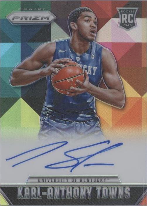2015-16 Panini Prizm - Rookie Signatures Karl-Anthony Towns #RS-KAT ...
