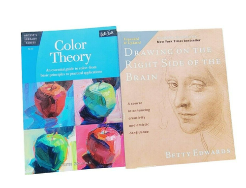 Color Theory and Drawing On The Right Side of The Brain Book Lot | eBay
