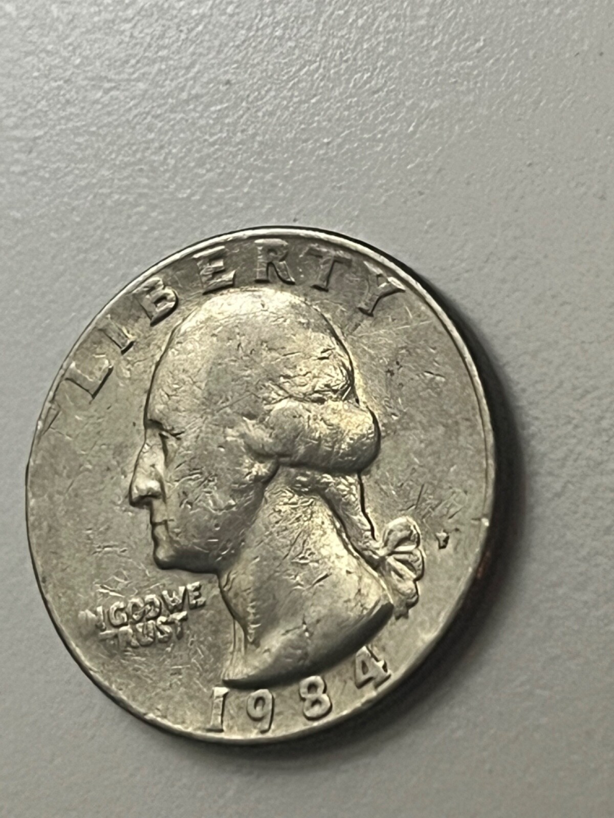 1984 P Washington Quarter Filled P Mint Mark RARE Error | eBay