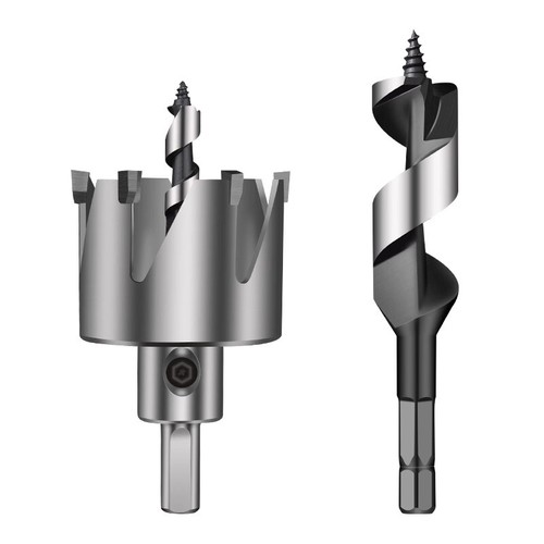 Ball Keyhole Ball Hole Opener Drill Bit Drilling Hole Set Woodworking 3 ...