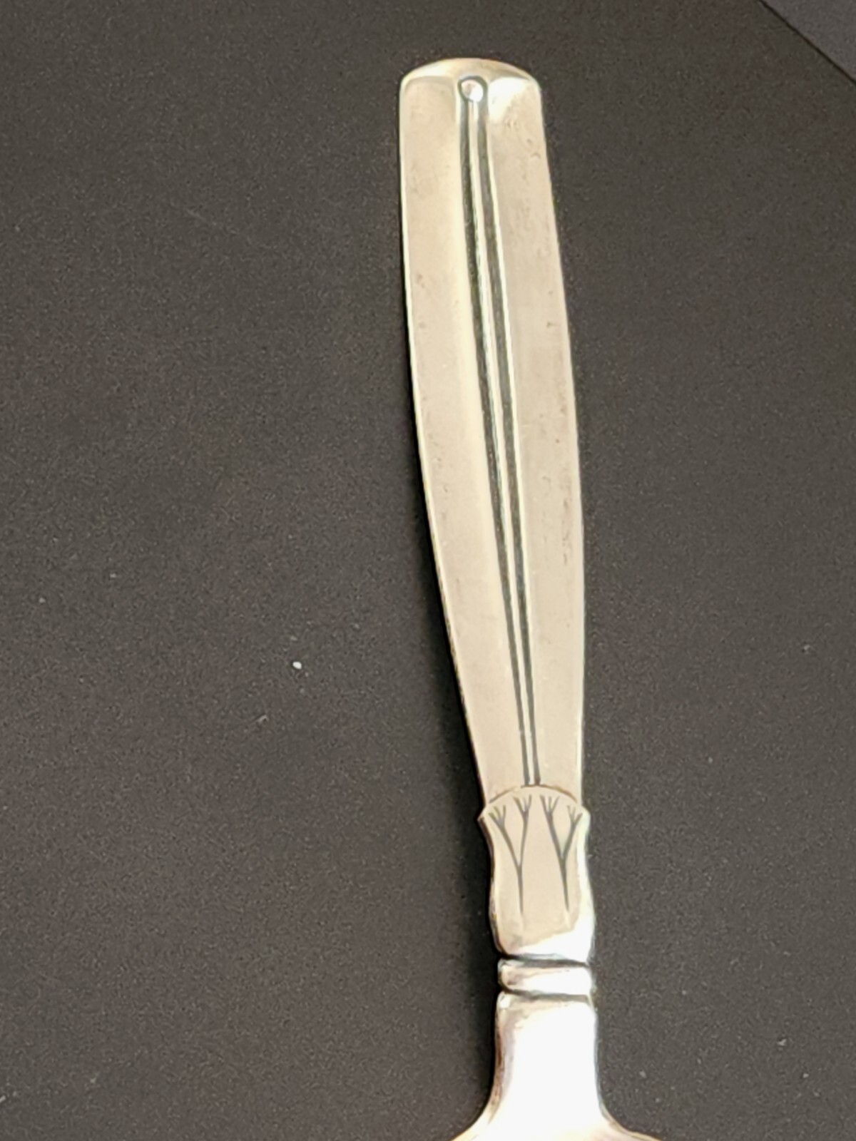 Embedded Commemorative Danish Silver Coin Spoon Christian x Konge 1870 ...