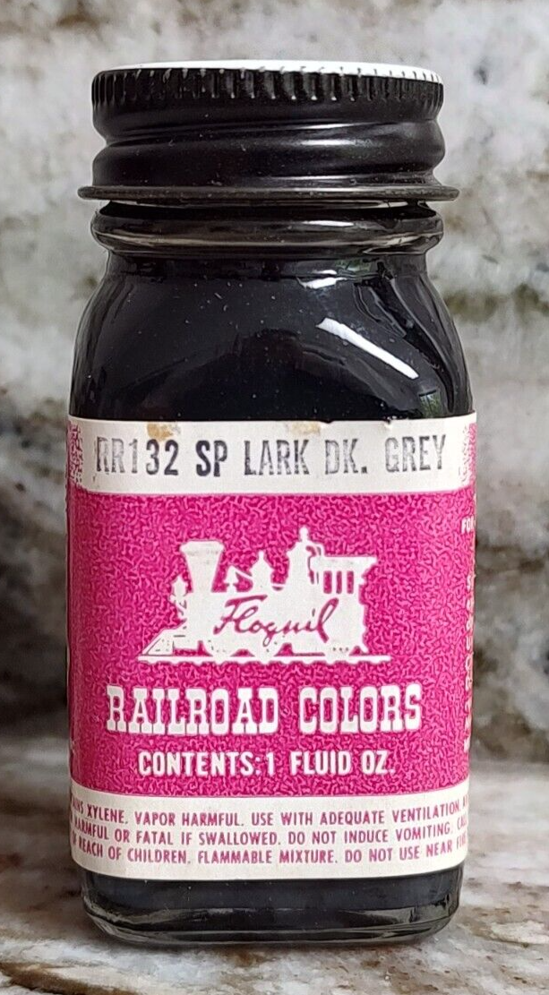 FLOQUIL RAILROAD COLORS MODEL PAINT - 1oz 1 OUNCE - RR132 SP LARK DARK ...