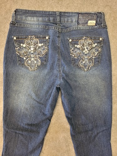 One Song Jeans Women's Size 4 Dark Wash Denim Straight Leg Great ...