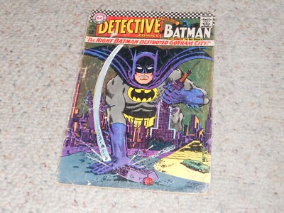 1967 Detective Comics DC Comic Book #362-BATMAN - BATMAN DESTROYED ...