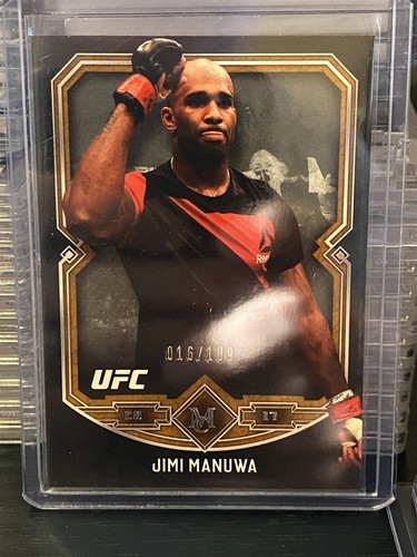 JIMI MANUWA 2017 Topps UFC Museum Collection #45 Copper 16/109 (SC1) | eBay