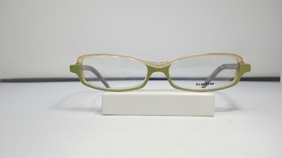 BEBE Nanette Lime Women's Eyeglasses Frames 52-15-140 FLEX HINGES 249 ...