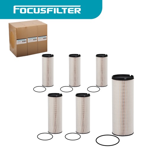 6Pcs FOCUSFILTER For PACCAR K37-1021 FUEL FILTER / K371021 | eBay