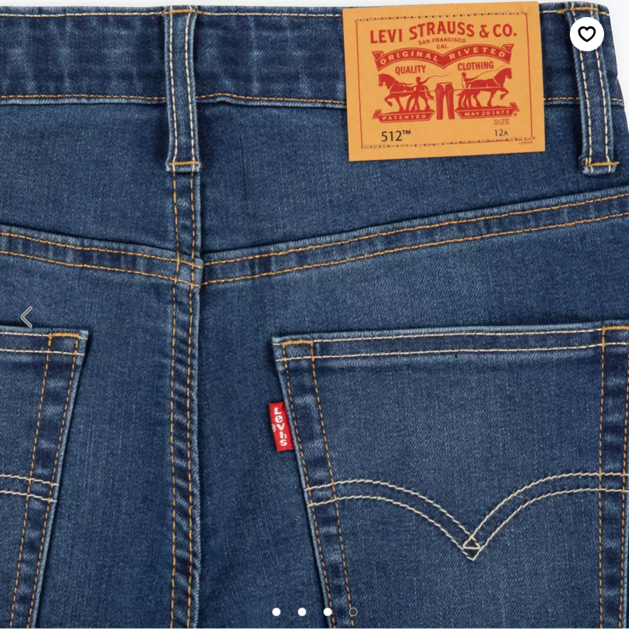 LEVI STRAUSS Levi's 512 Slim Taper Fit Denim Jeans NWOT 36x30 | eBay