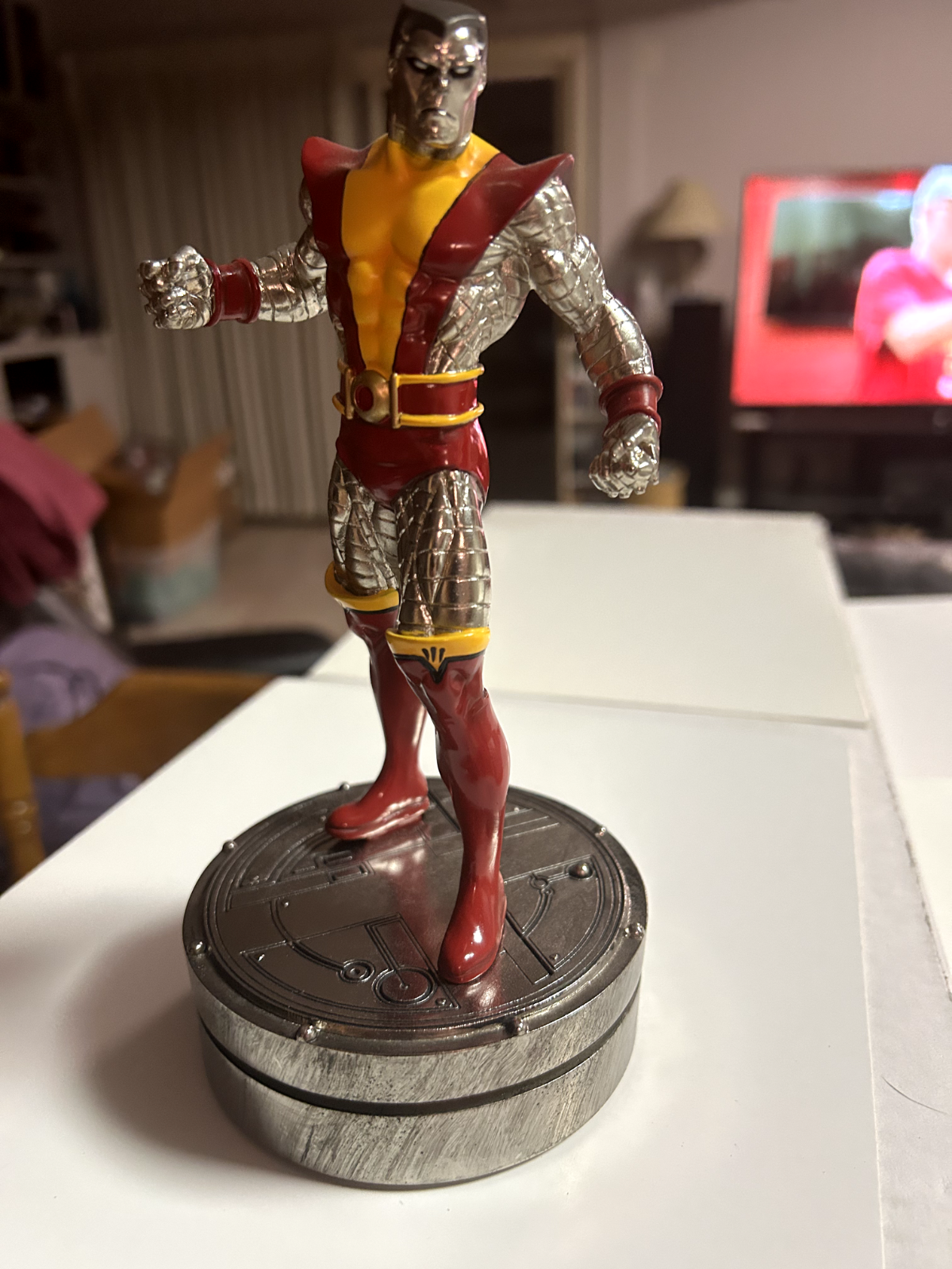 COLOSSUS Super Chrome Bowen X-Men Mini Statue 318/500 Mini Bust 1:8 ...