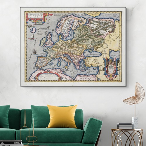 1592 Map of Celtic Europe by Abraham Ortelius – Ancient Tribes ...