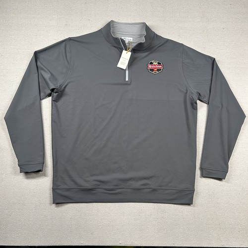 Peter Millar Sweater Mens XL Golf 1/4 Zip Crown Sport Kretschmar Deli ...