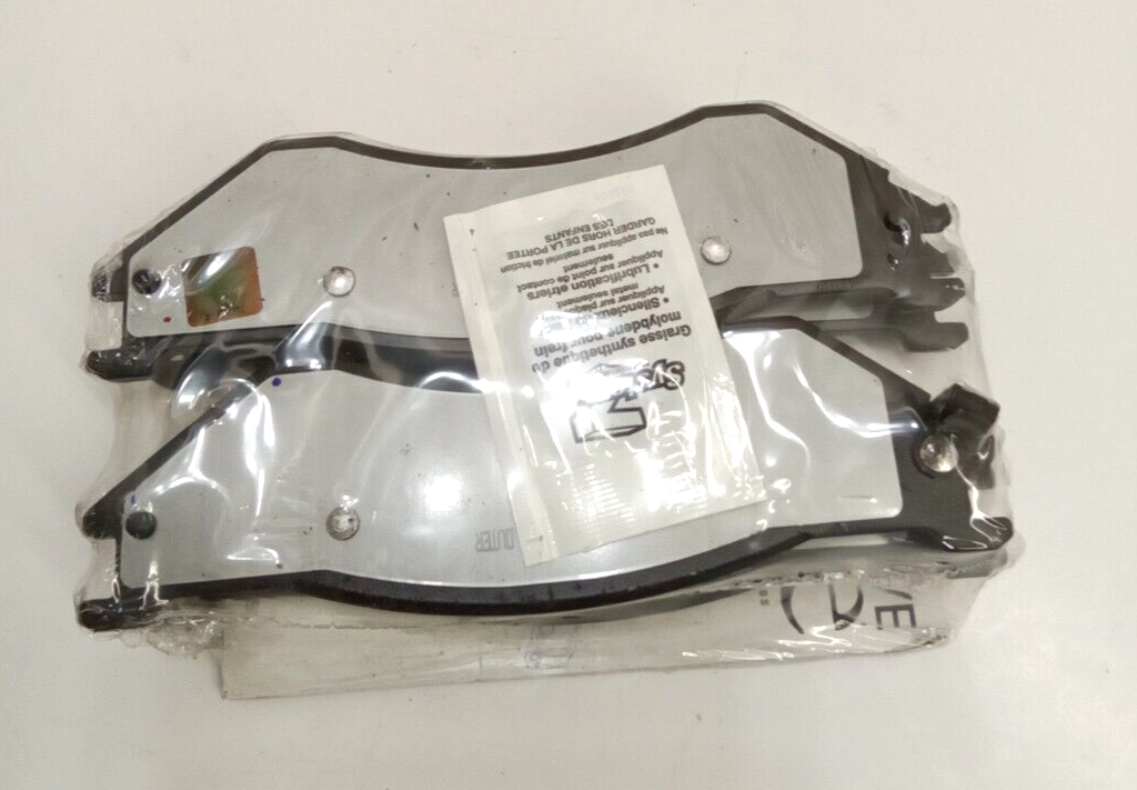 Napa Adaptive One AD-7576 Hybrid Ceramic Disc Brake Pads Premium Set Of ...