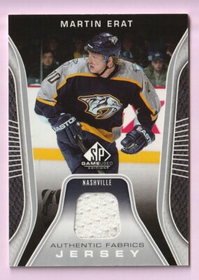 2006-07 SP Game Used Authentic Fabrics AF-ME Martin Erat Jersey ...