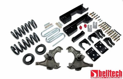 Belltech 88' Silverado C3500 Ext Cab 5/8 Drop Lowering Kit 727 | eBay
