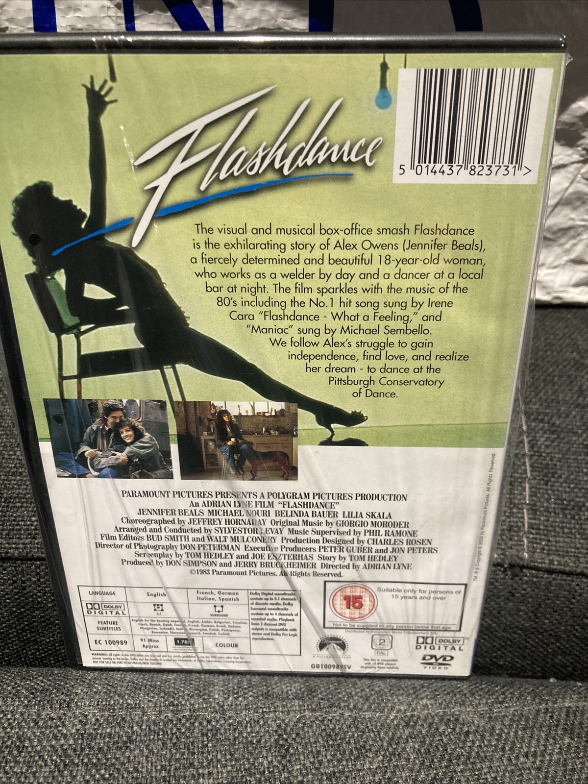 Flashdance DVD SEALED Jennifer Beals Classic 80’s Dance Movie ...