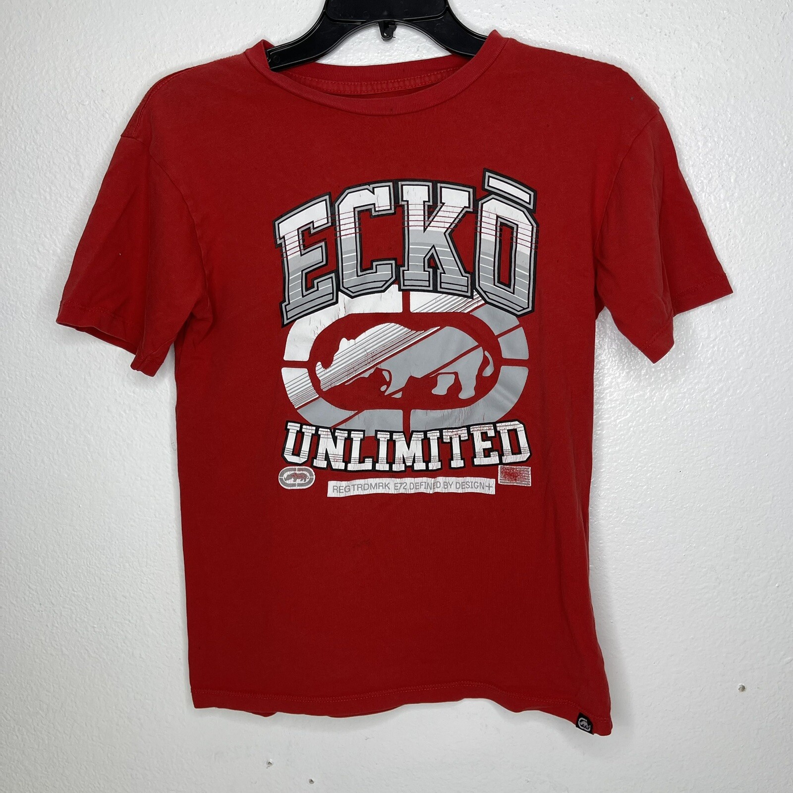 Ecko Unlimited Boys Red Short Sleeve T-Shirt Size Medium 10/12 ...