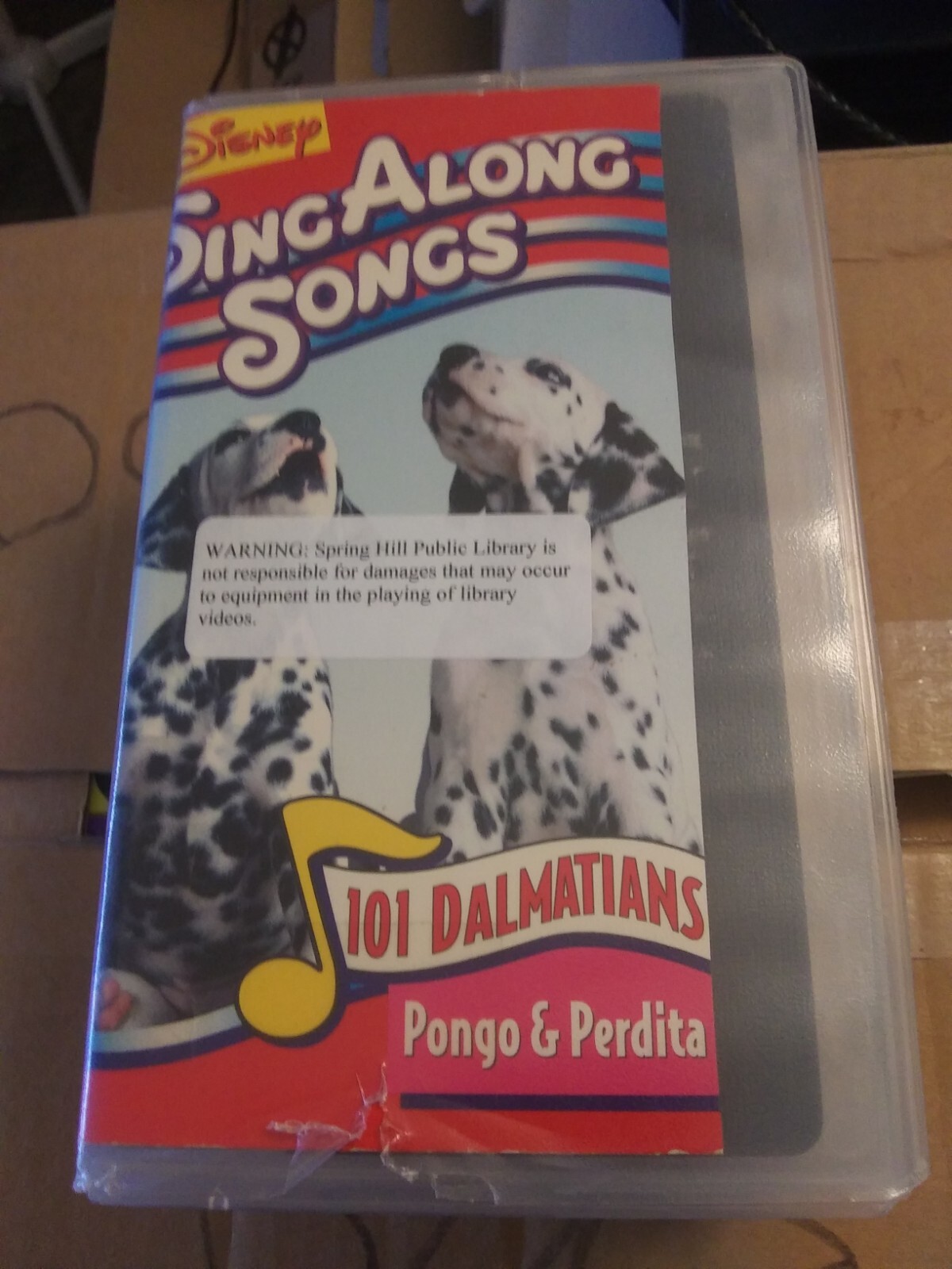 Disney's Sing Along Songs - 101 Dalmatians - Pongo & Perdita VHS movie ...