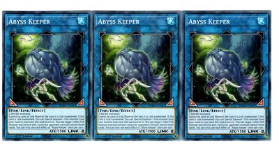 Yugioh - 3X Abyss Keeper - Common - 1st Edition - BODE-EN083 - Near ...
