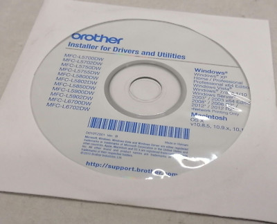 Brother Installer For Printer Drivers And Utilities Disc P/N: D010TZ001 ...