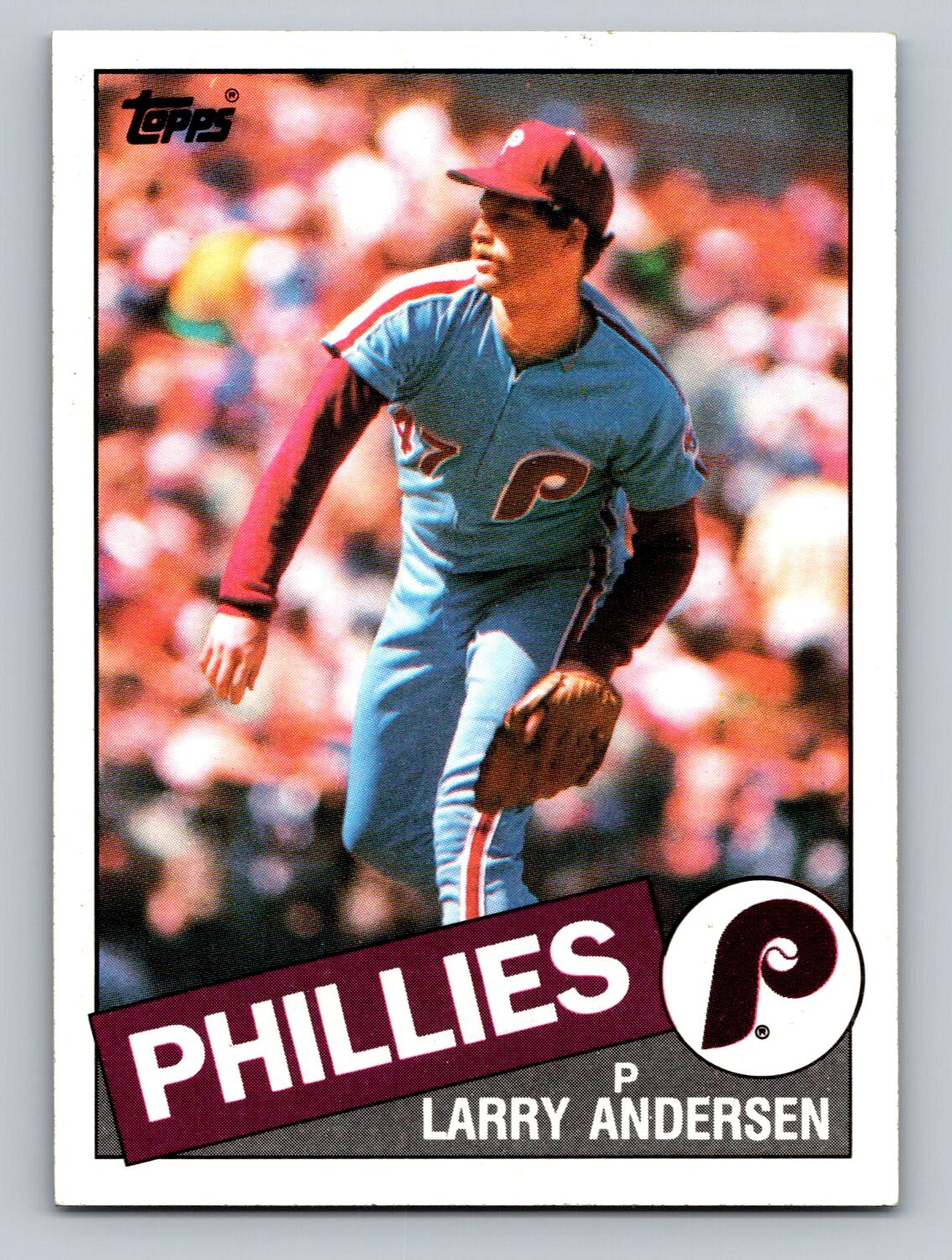 1985 Topps #428 Larry Andersen Philadelphia Phillies | eBay