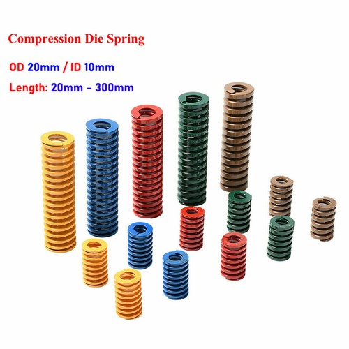 OD 20mm / ID 10mm Compression Die Spring TF TL TM TH TB Heavy Load Duty ...