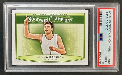 2019 UpperDeck Goodwin Champions Luka Doncic #80 NBA Dallas Mavericks ...