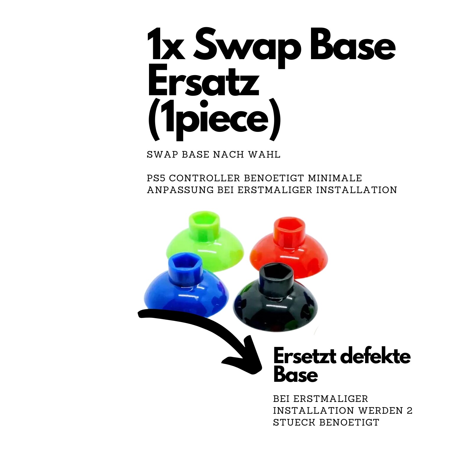 Swap Stick Aim Aufsatz | 1x Erweiterung Thumbstick Höhe PS4 PS5 XBOX ...