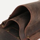 TOURBON Leather Loggers Woodsmen Tools Storage Belt Pouch Felling Wedge ...